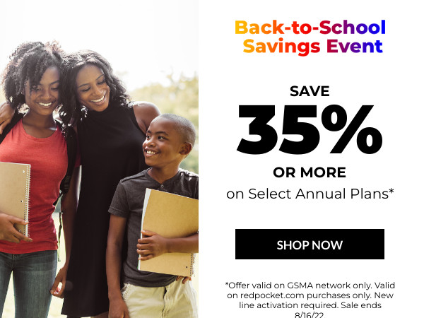 Red Pocket Mobile - Plans Annual