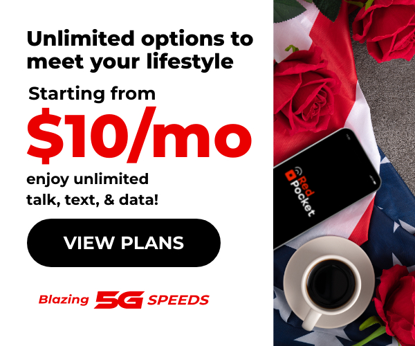 Wireless Unlimited Data Plans - Red Pocket Mobile