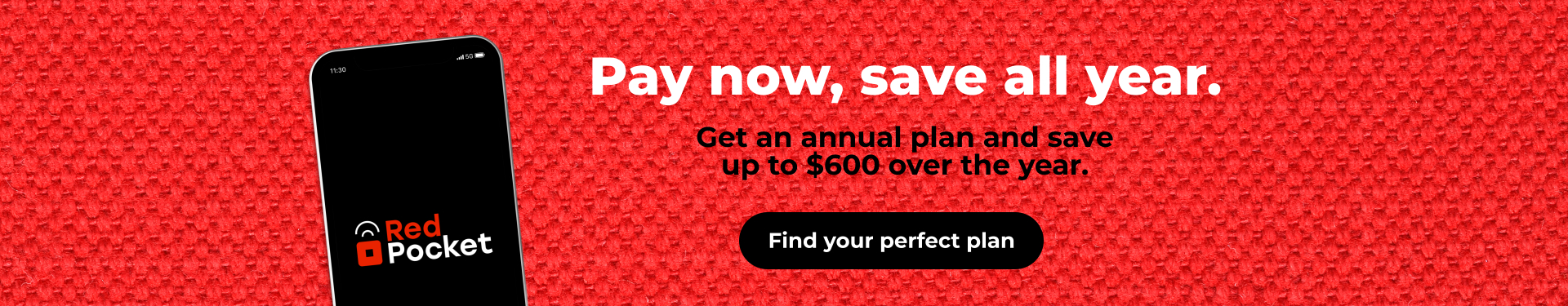 Get The Best Annual Phone Plan Deals - RedPocket Mobile